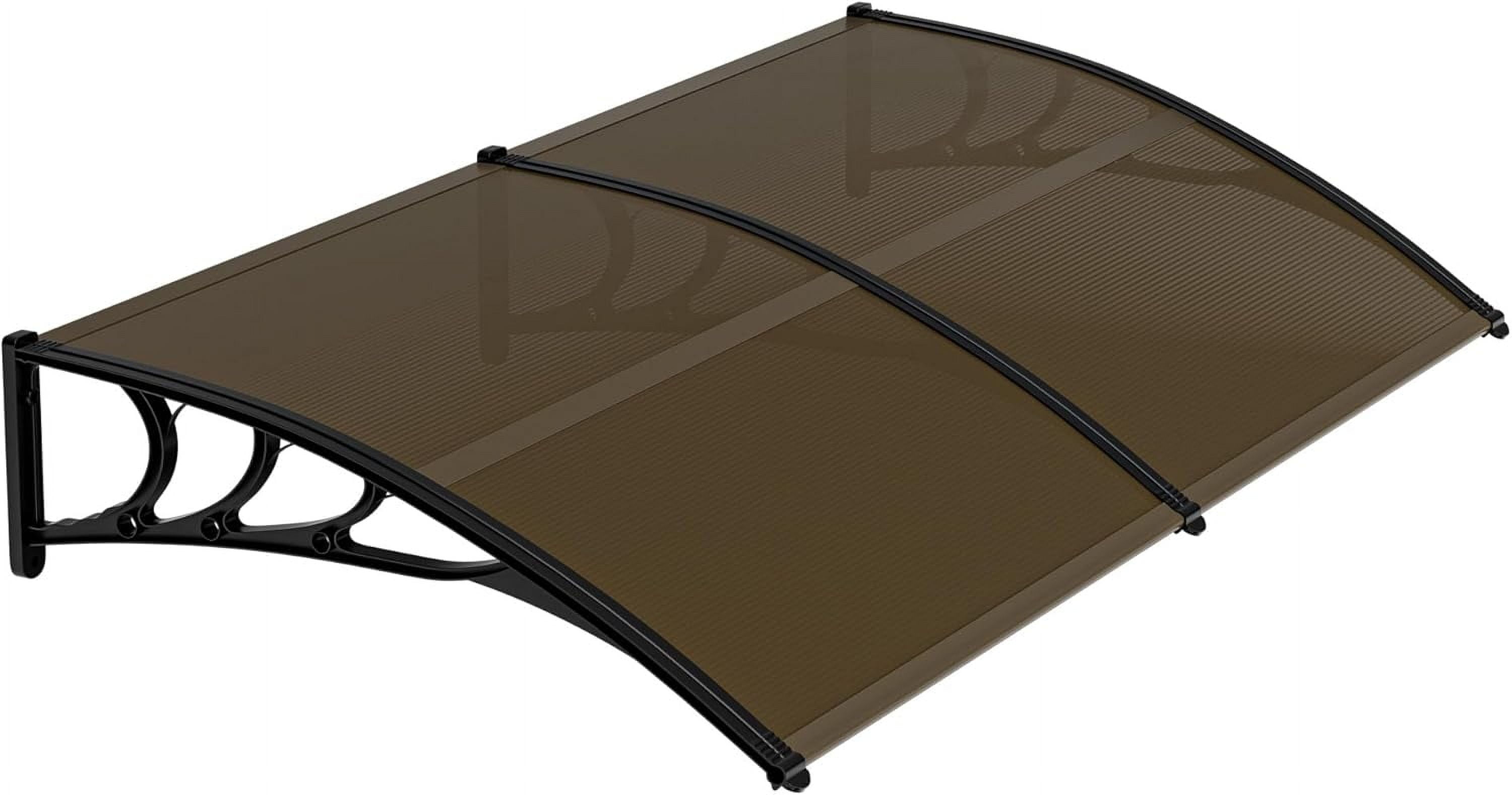 HomGarden 40"x 80" Window Door Awning Outdoor Polycarbonate Patio Cover ...