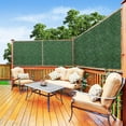 HomGarden 48PCS 19"x 19" Artificial Boxwood Panels Faux Privacy Hedge ...