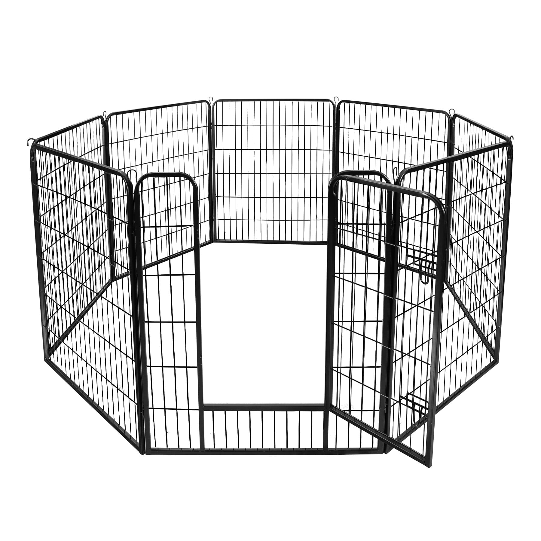 HomGarden Tall Yard Metal Pet Playpen, 8 Panels 40'' Height, Indoor ...