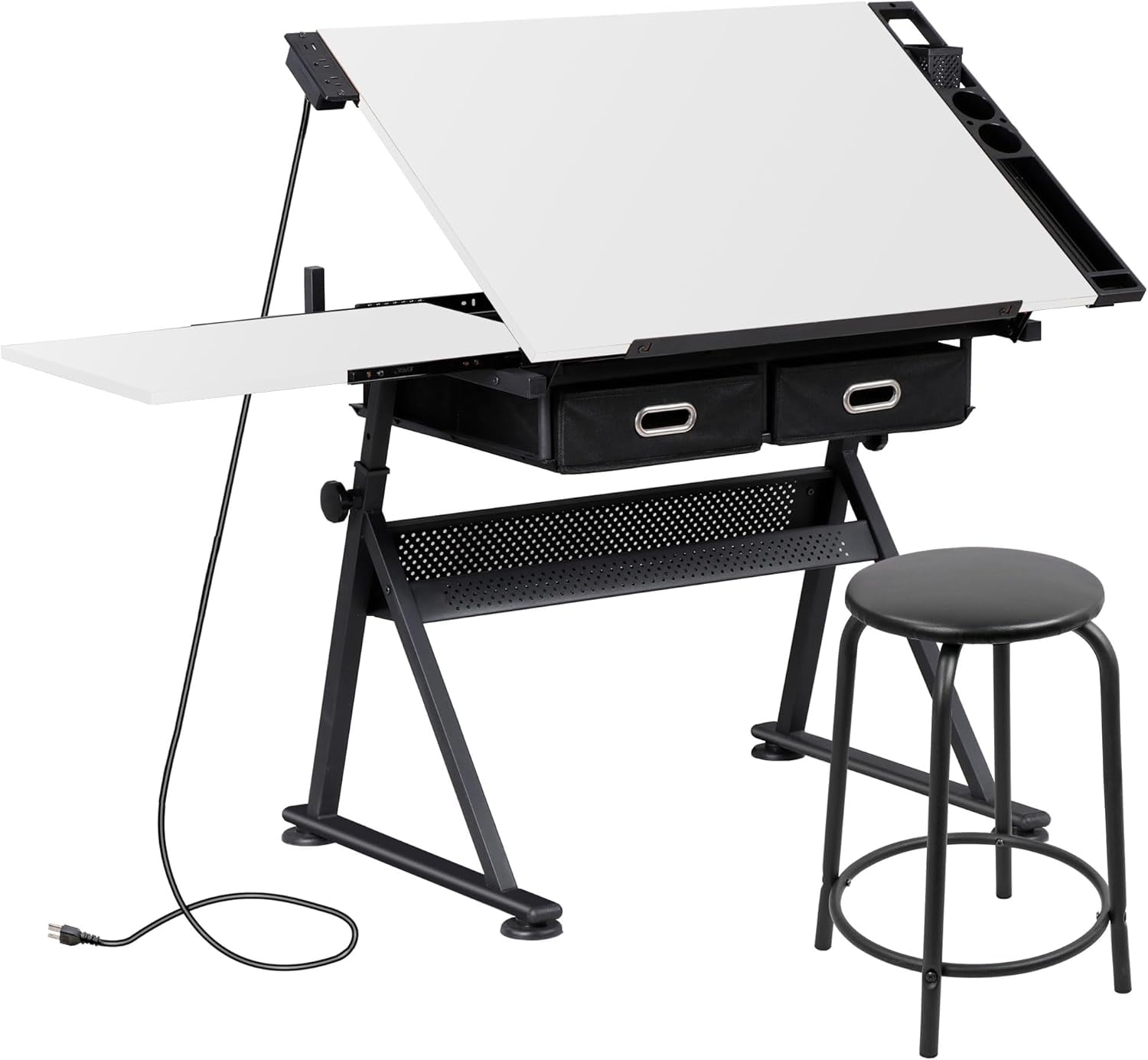 HomGarden Height Adjustable Drafting Desk Drawing Table Art Craft Work ...