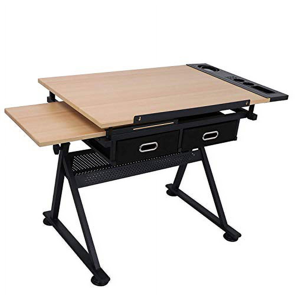 HomGarden Height Adjustable Drafting Desk Drawing Table Art Craft Work ...