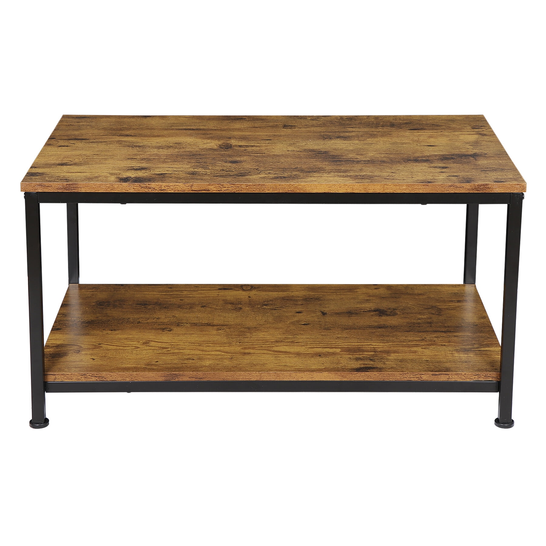 HomGarden Industrial Living Room Rectangle Wood Coffee Table HomGarden Industrial Living Room Rectangle Wood Coffee Table
