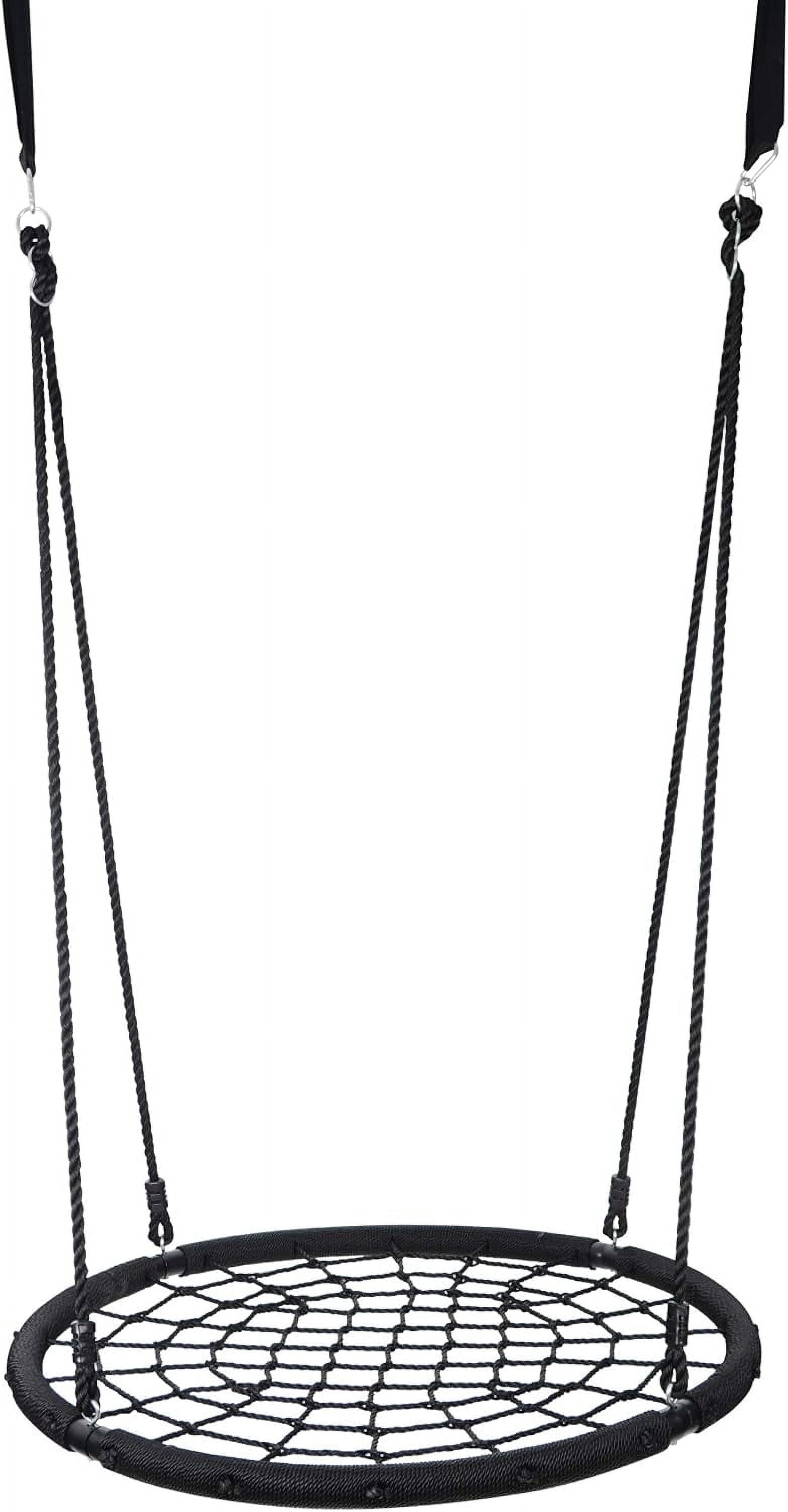 HomGarden Spider Web Swing Set 48" Waterproof Round Outdoor Nest ...