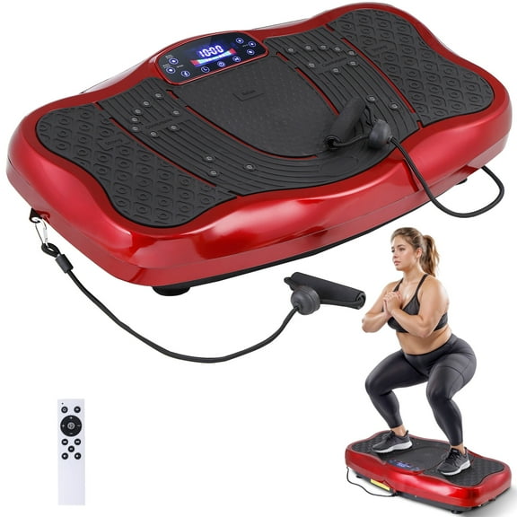 Vibration Plate Exercise Machine with Bluetooth, 120 Intensity Levels ...