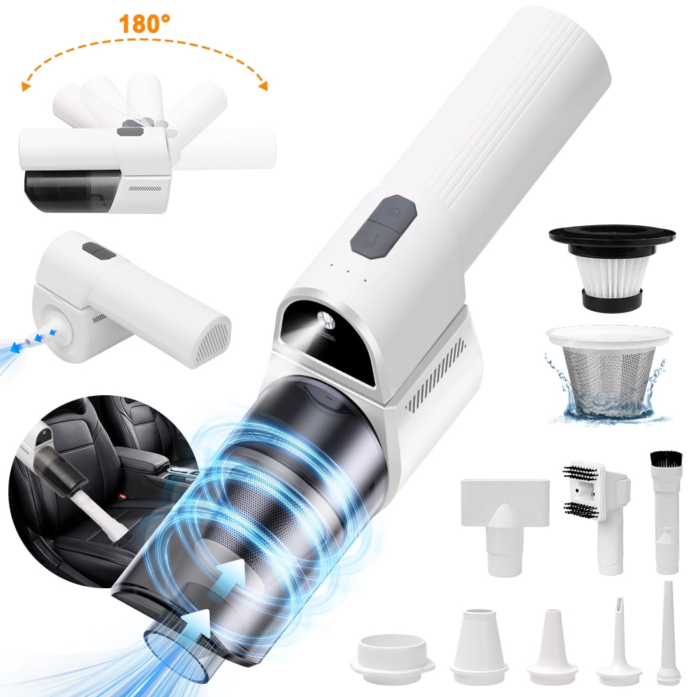 HomSail Handheld Cordless Vacuum, Portable Inflator 180° Foldable ...