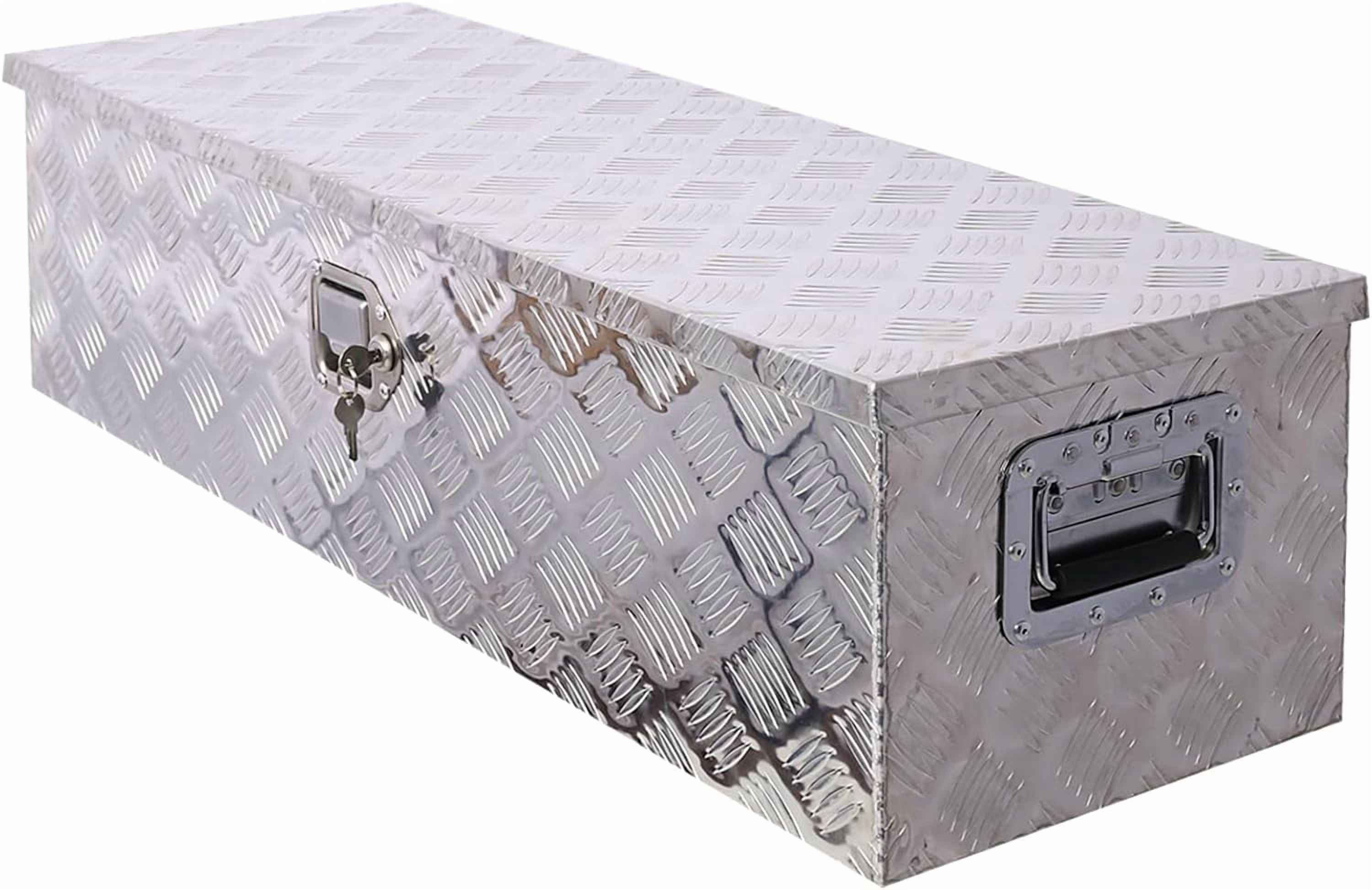 HomVent 39 inch Heavy Duty Aluminum Truck Tool Box, Trailer Pickup ATV ...