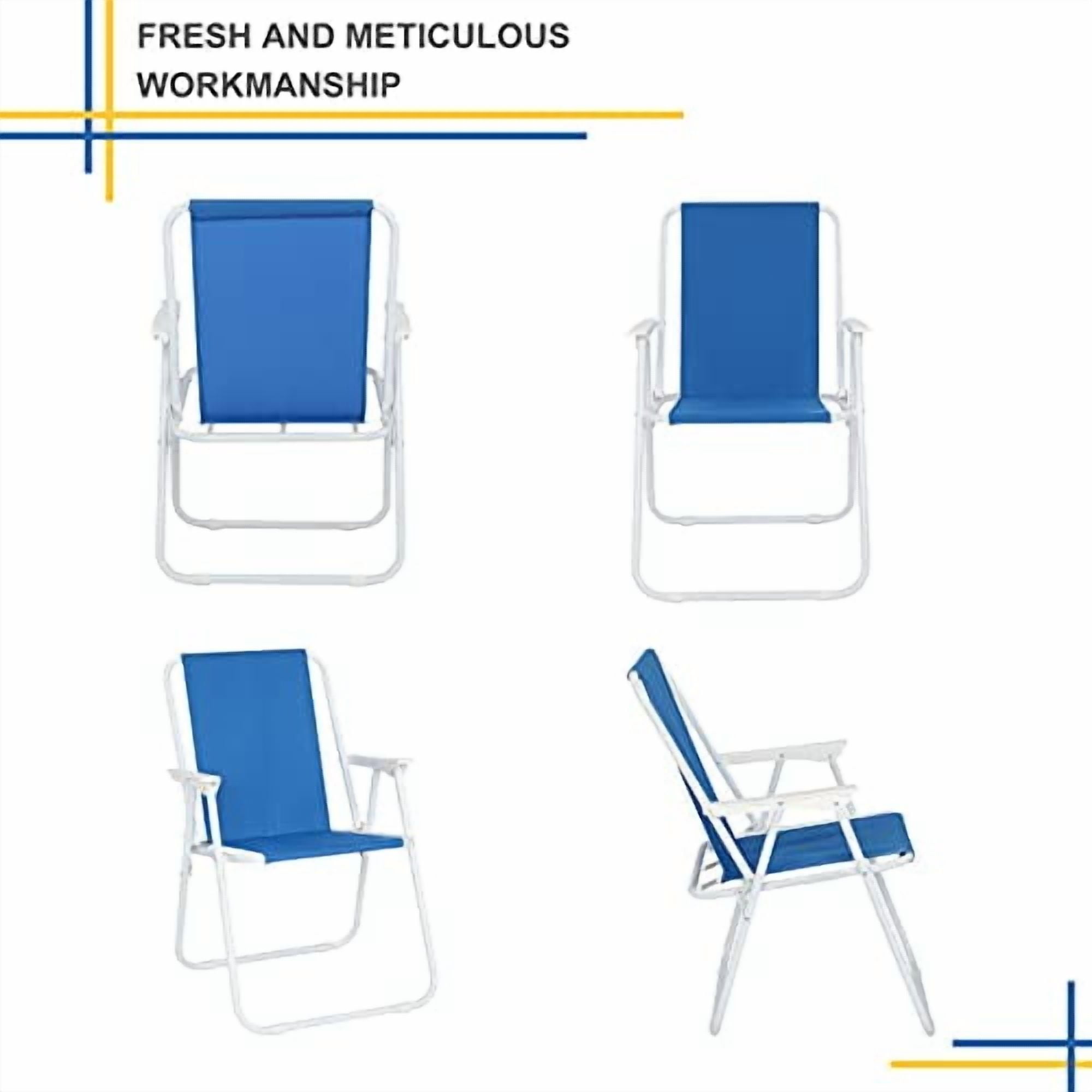 HomVent Portable Backpack Folding Beach Chair Lightweight Camping ...