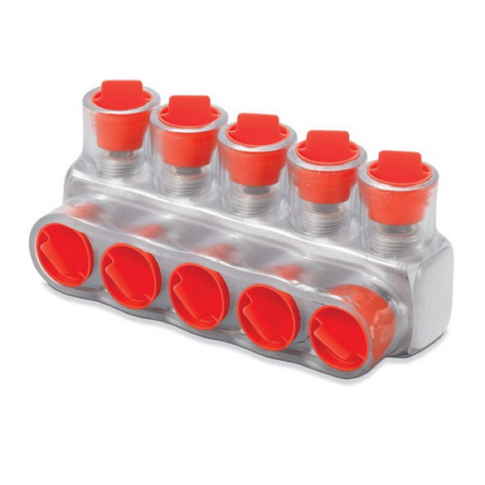 Homac CSB-4-5-S Aluminum Multi-Tap Insulated Connector Block CSB 4-5 S ...