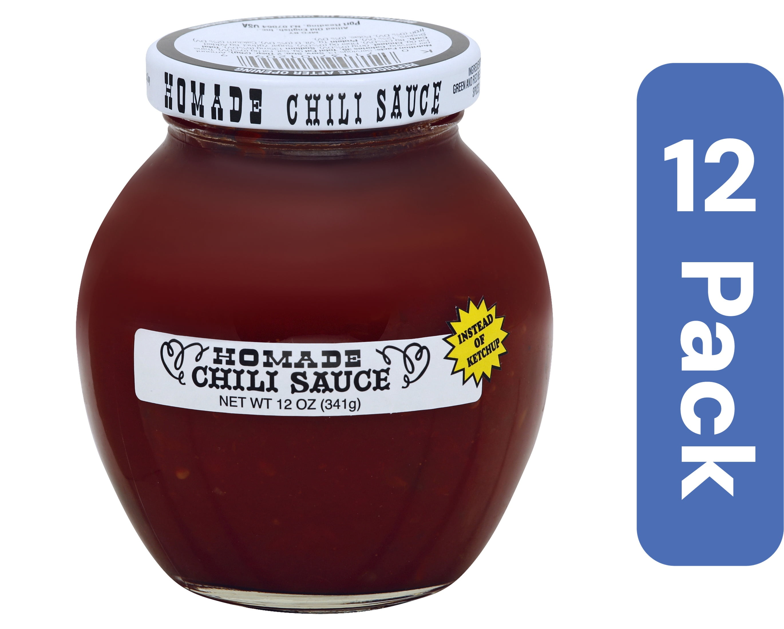 Homade Chili Sauce 12 oz (Pack Of 12) - Walmart.com