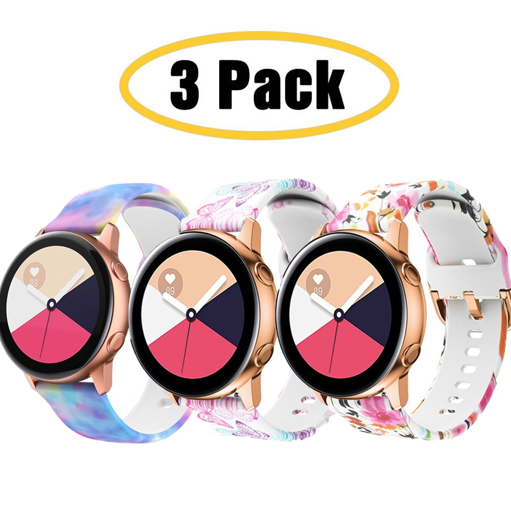 Homaful 3 Pack Band Compatible for Samsung Galaxy Active 2 Watch 44mm ...