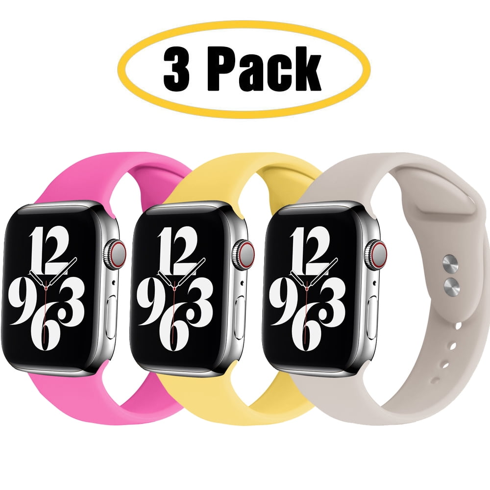 Homaful 3 Pack Bands Compatible with Apple Watch Band 38mm 40mm 42mm ...
