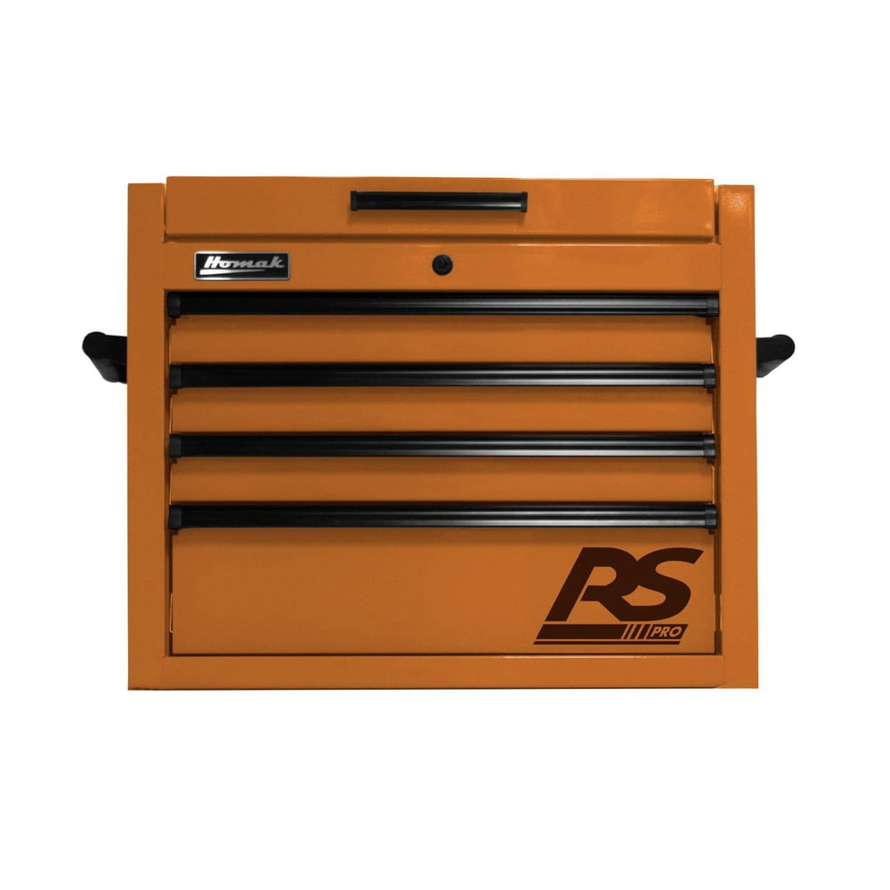 Homak 27" RS Pro Series 4 Drawer Top Chest with Power Strip ...