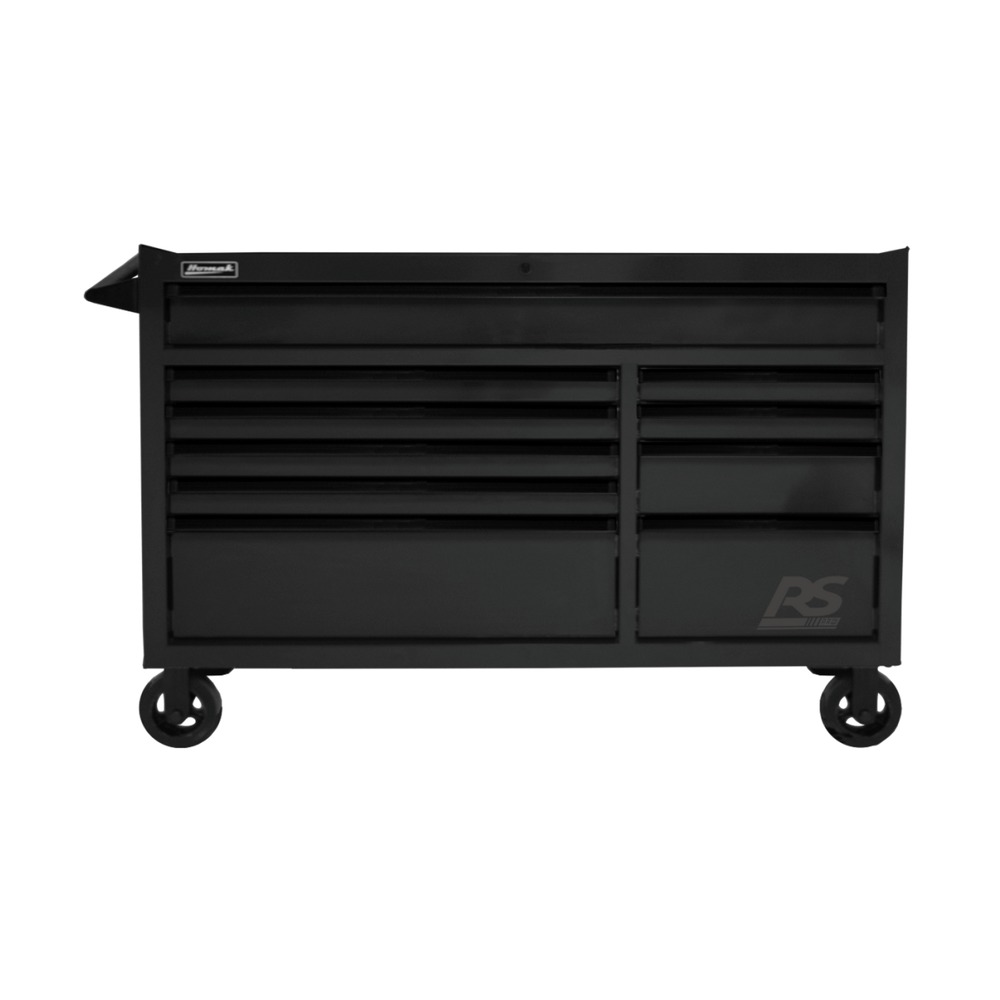 Homak BK04054014 RS Pro 54 in 10-Drawer Roller Cabinet with Stainless ...