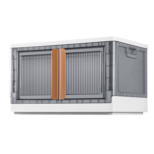 Homall Strong Lockable Collapsible Storage Bins with Handles, 19 gal ...