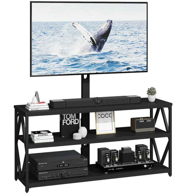 "Homall Angled Screen 3-in-1 TV Stand with 3-Tier Storage Rack for 32 ...
