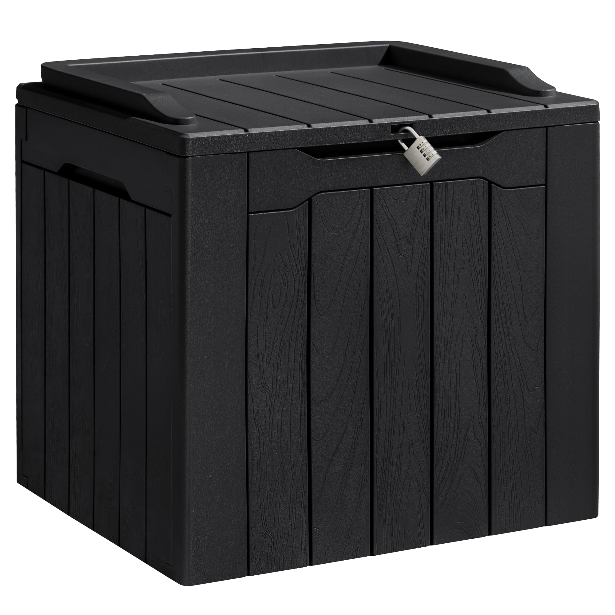Homall 31 Gallon Resin Outdoor Deck Storage Box, Waterproof Patio Chest ...