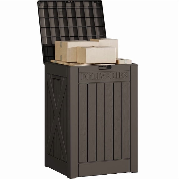 Homall 53 Gallon Package Delivery Boxes, Waterproof Outdoor Resin ...