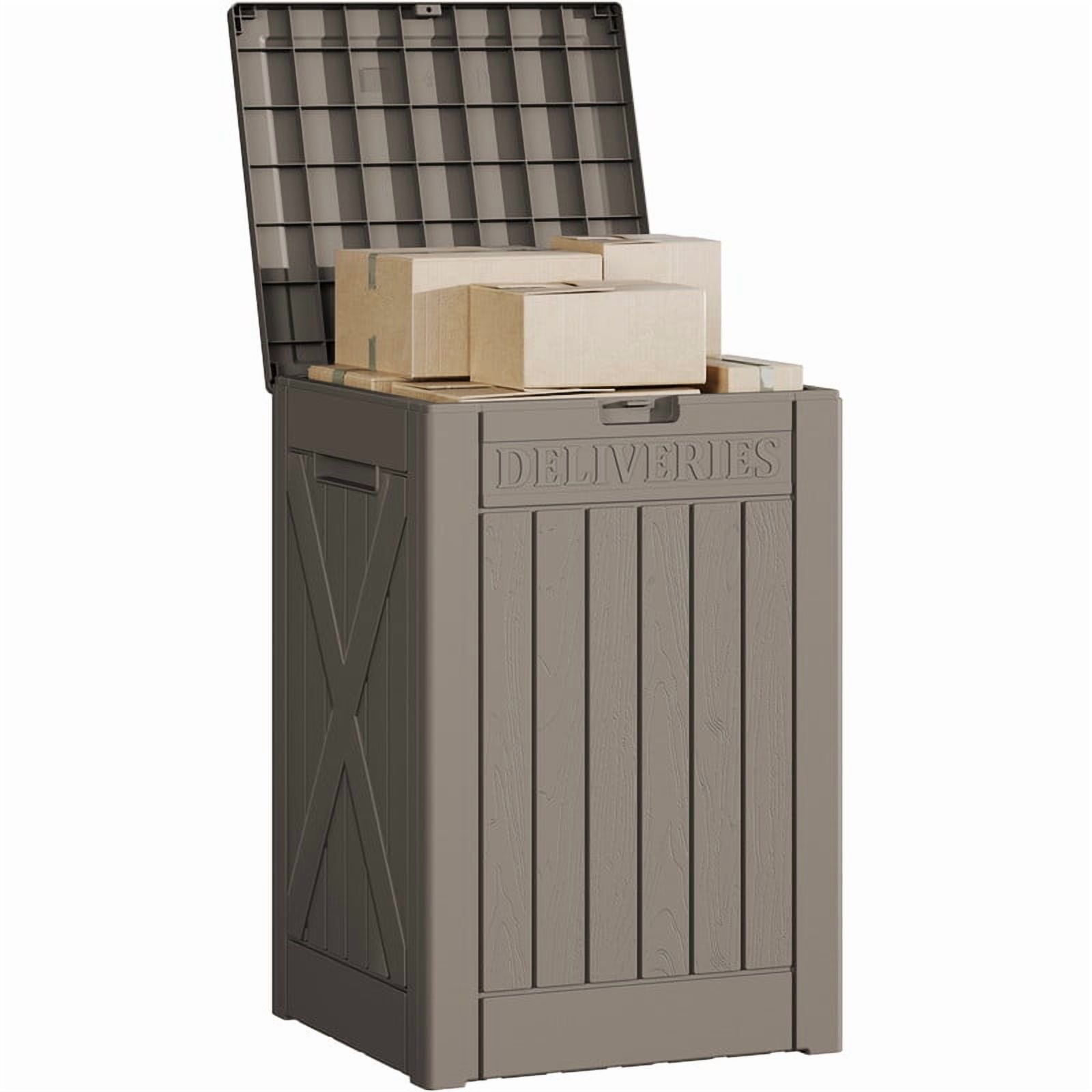 Homall 53 Gallon Package Delivery Boxes, Waterproof Outdoor Resin ...