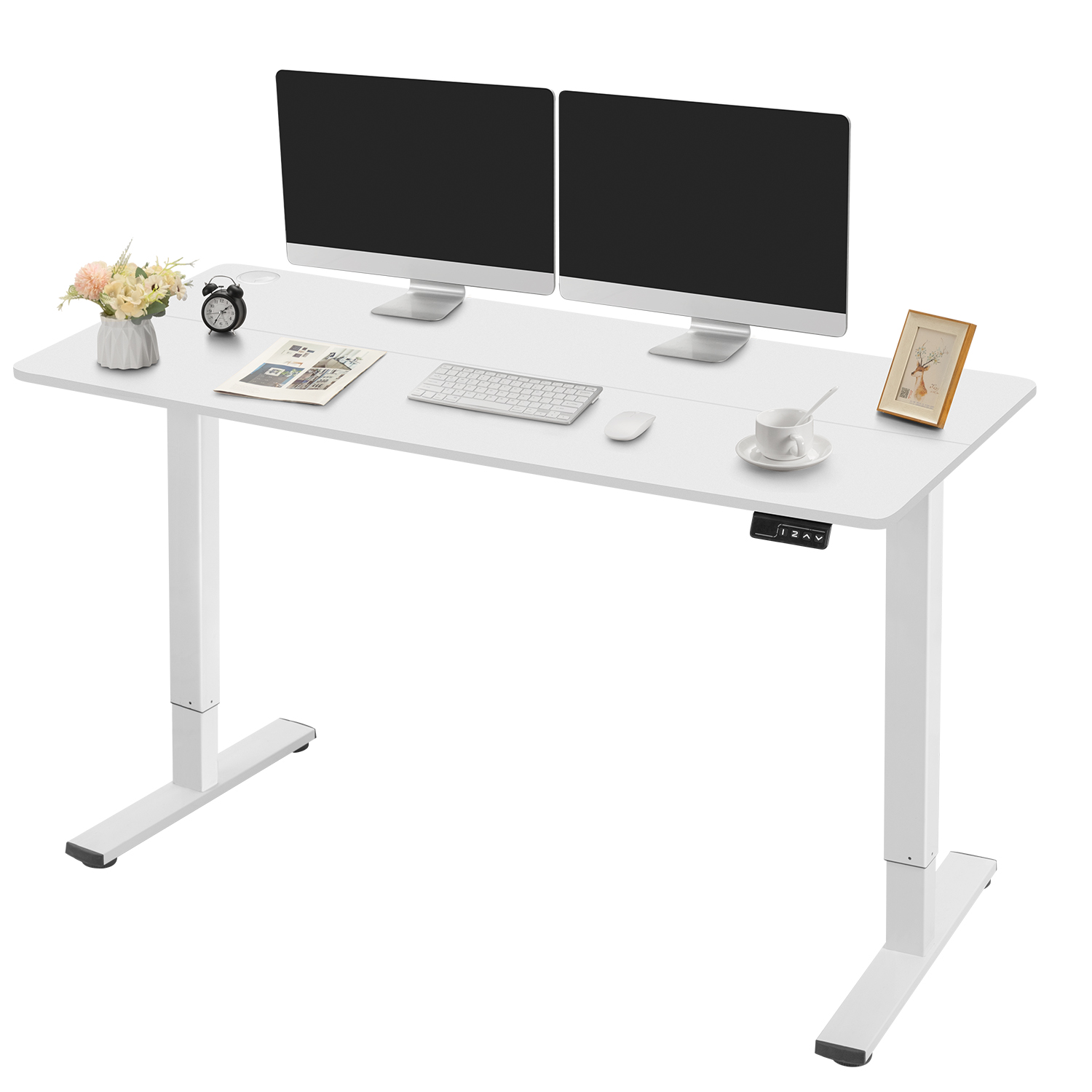 Kyndall Laine Select Model KYLN22 Variable Height Desk with Metal Base ...