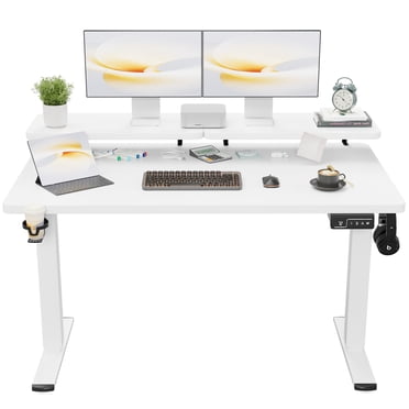 Linon Two-Drawer Campaign Desk, Multiple Finishes - Walmart.com