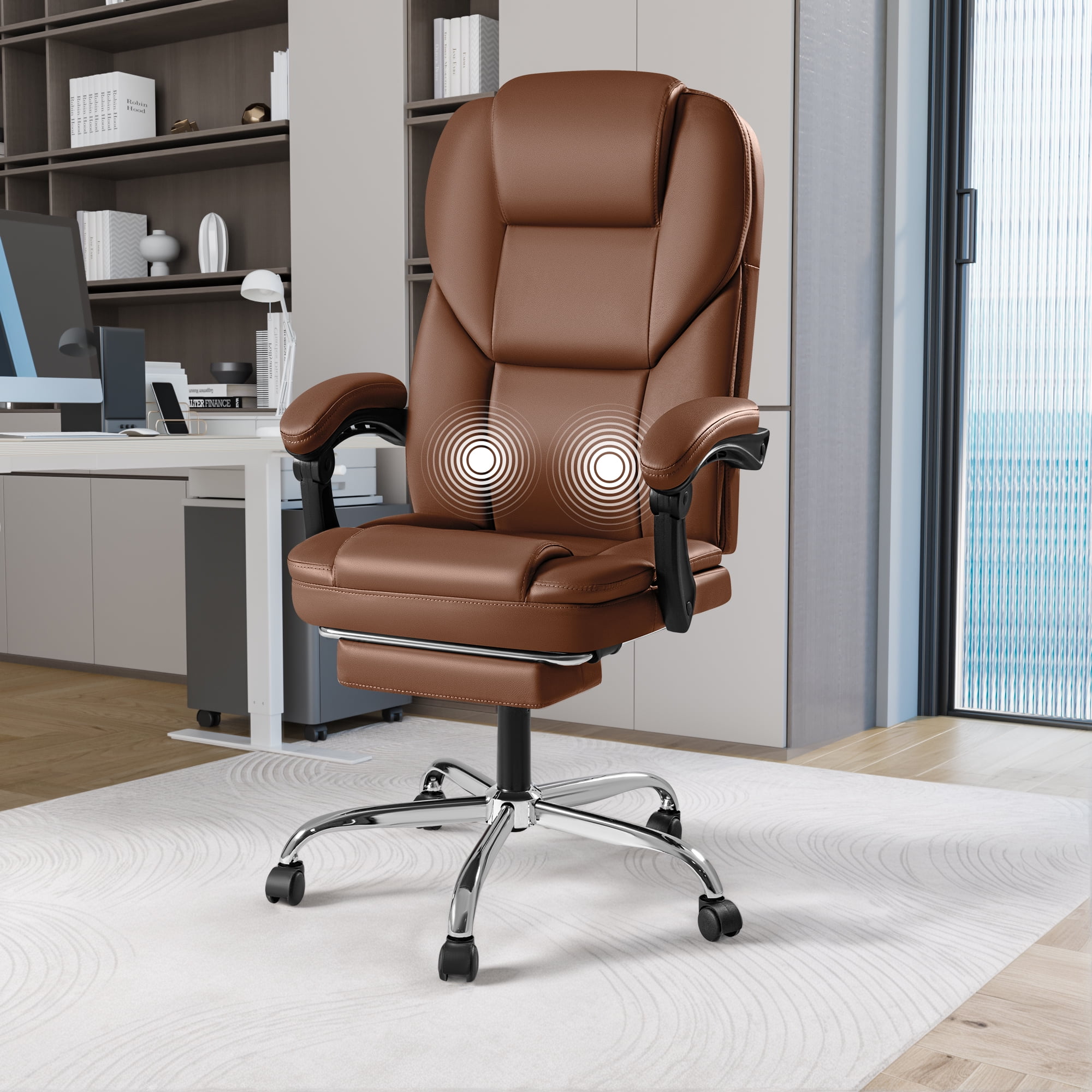 Homall Angle Height Adjustable Office Chair Reclining Computer Chair ...