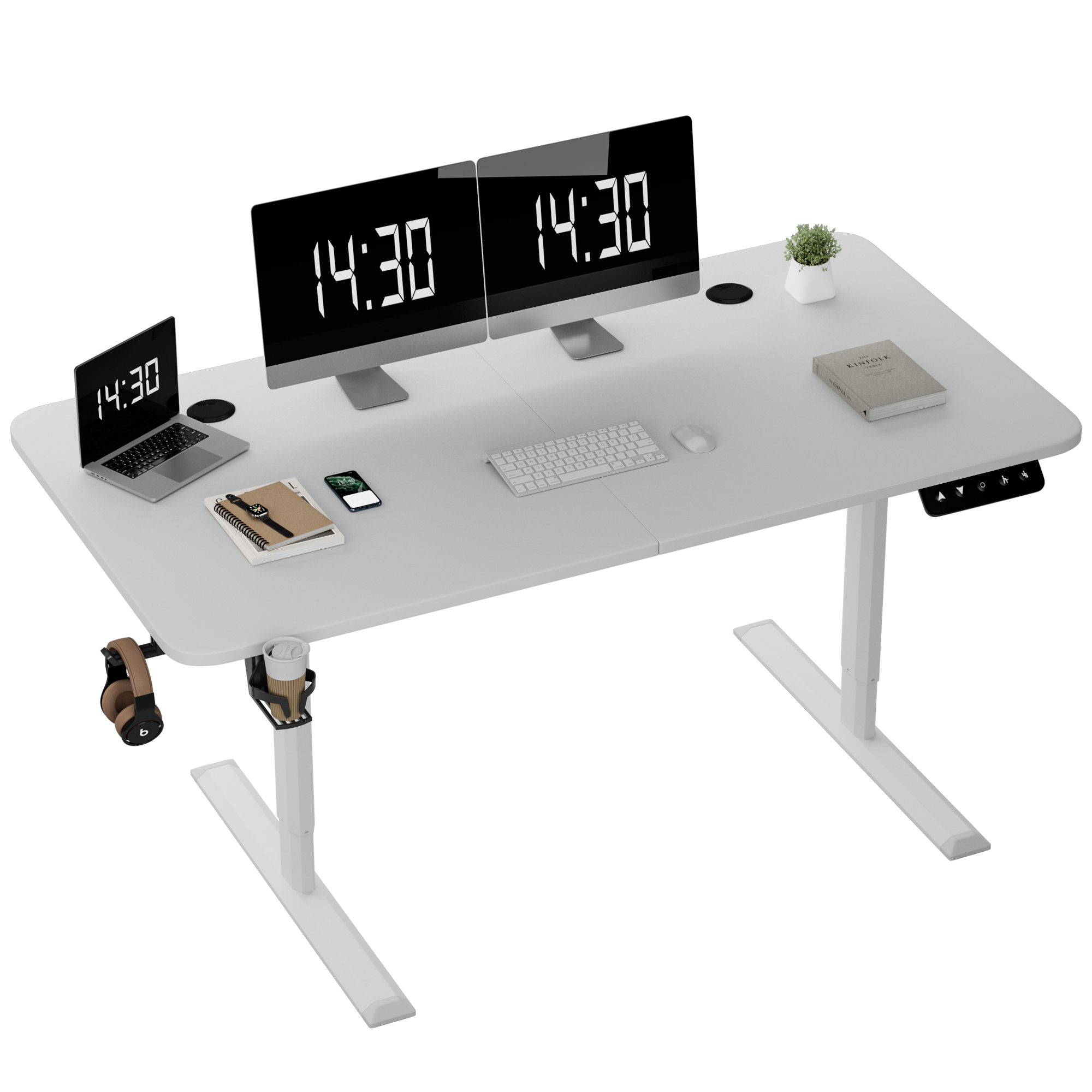 Caesar Hardware A3-Legs Electric Adjustable Height Sit Standing Desk ...