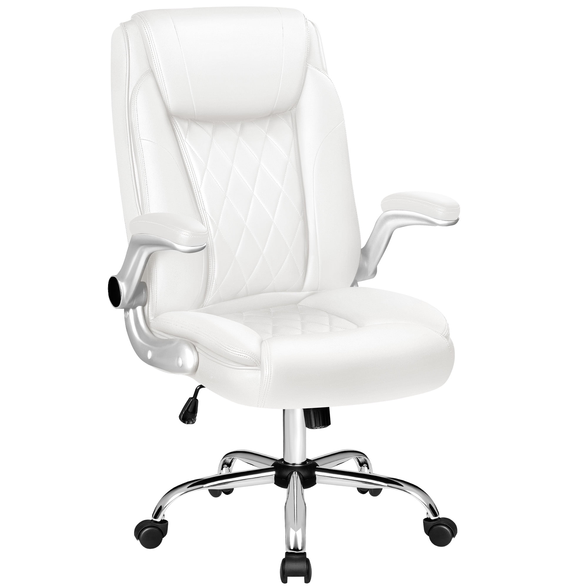 Homall Faux Leather Office Chair Adjustable Height Desk Chair Ergonomic ...