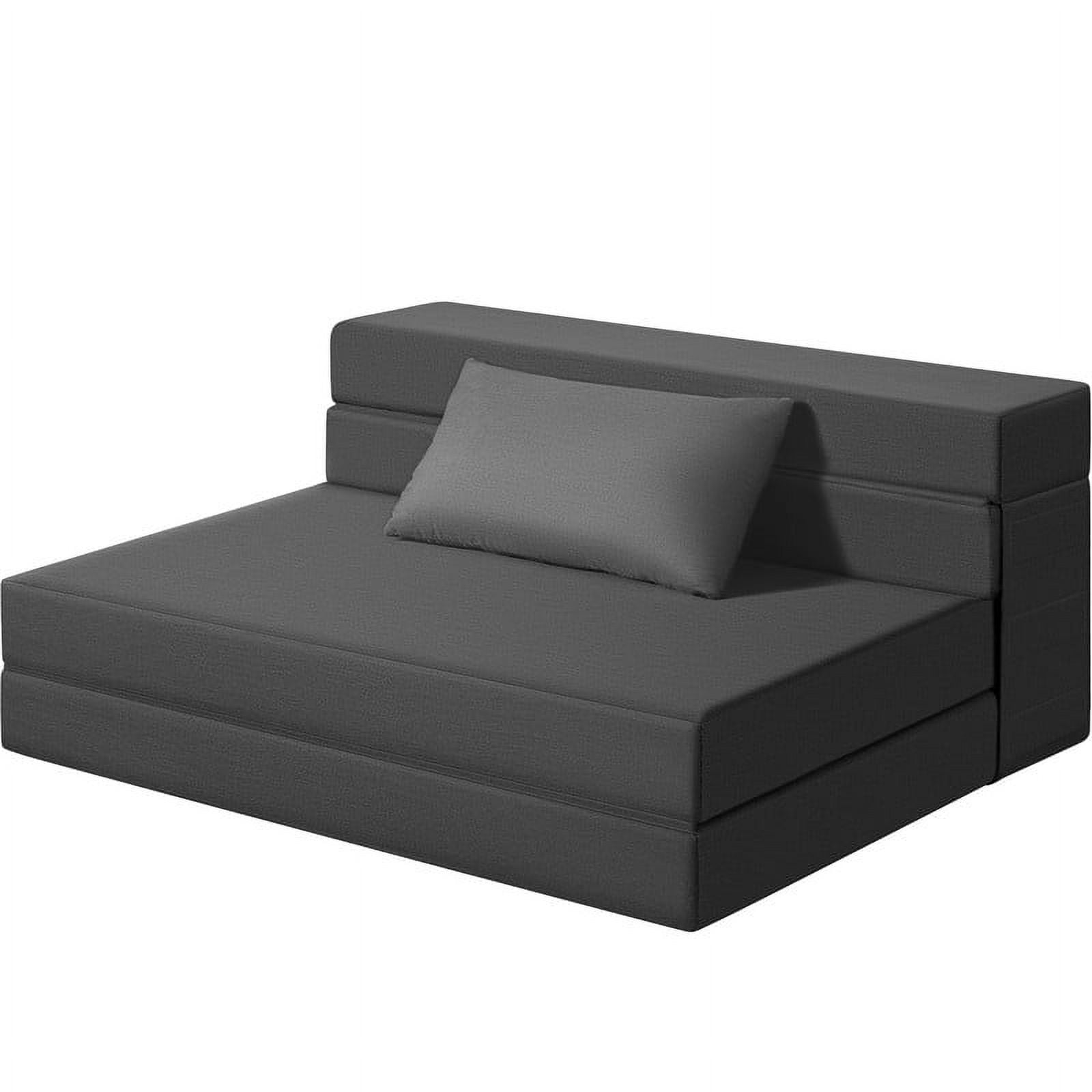 Homall Fold Sofa Bed Couch with Pillow Futon Convertible Sleeper Chair ...