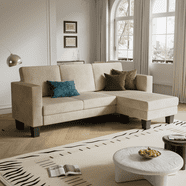 Lifestyle Solutions Alexa Sofa with Rolled Arms, Brown Fabric - Walmart.com