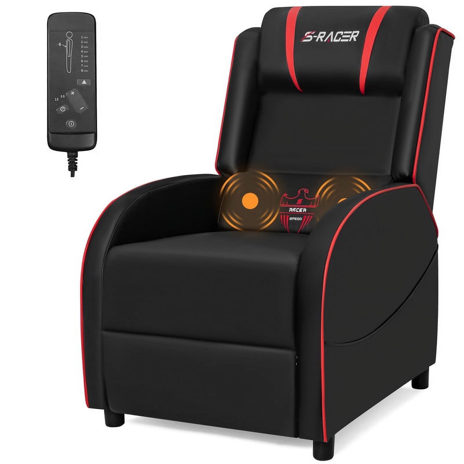 VITESSE PU Leather Gaming Recliner Sofa Chair - Walmart.com