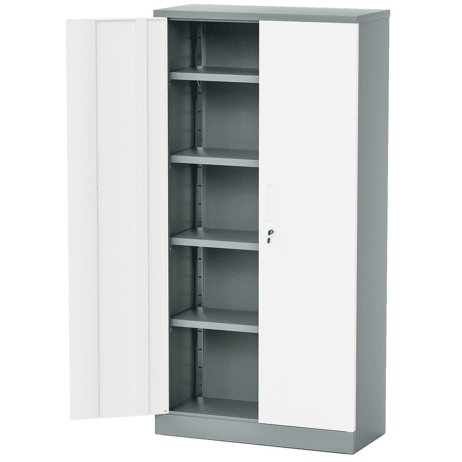 Homall Metal Storage Cabinet, Lockable, 71"H x 31.5"W x 17.7"D, 4 ...