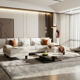 Homall Modern U-Shape Sectional Sofa, Chenille Fabric Modular Couch, 4 ...