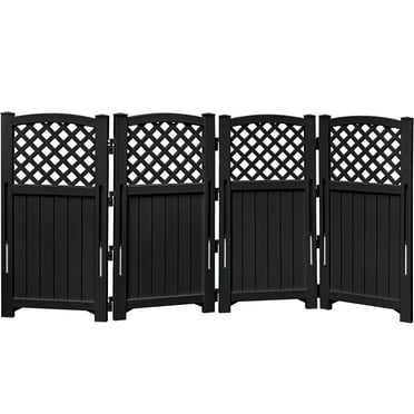 CASTLECREEK Outdoor Privacy Screen, Free-standing AC & Unit Side Panel ...