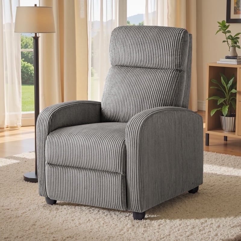 Homall Recliner Chair with Padded Seat Corduroy Electric Ergonomic ...