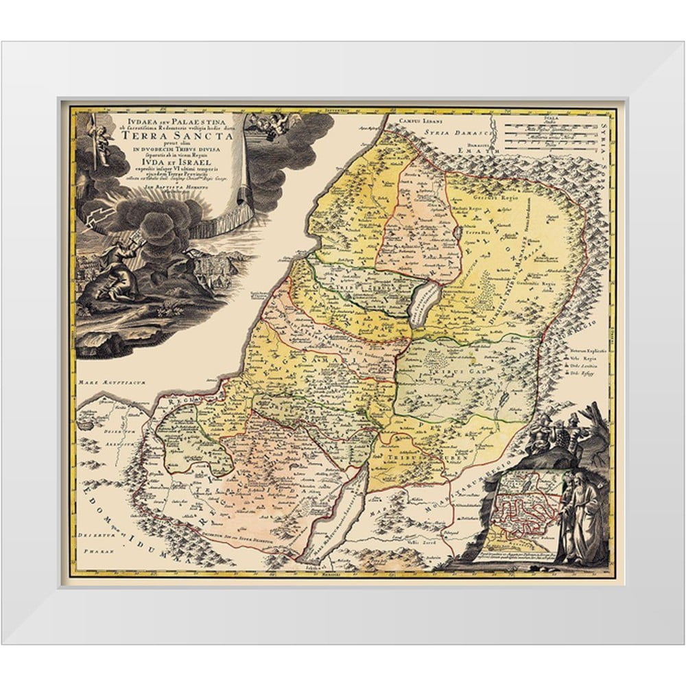 Homann 17x15 White Modern Wood Framed Museum Art Print Titled - Judea ...