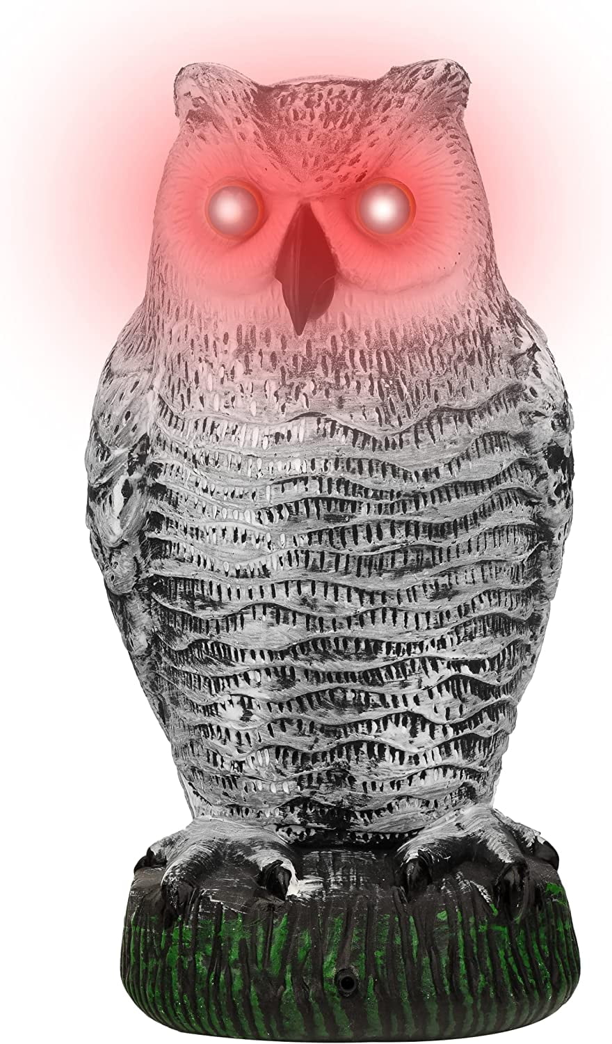 Bird Blinder, Realistic Fake Owl Decoy, Plastic Garden Motion Sensor ...