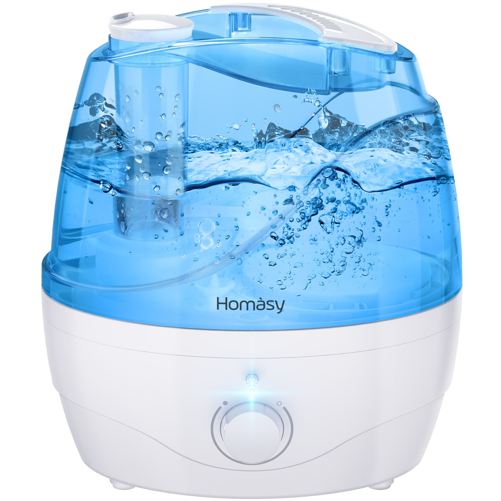 Homasy Ultrasonic Cool Mist Humidifier for Large Room, 2.2L Capacity ...