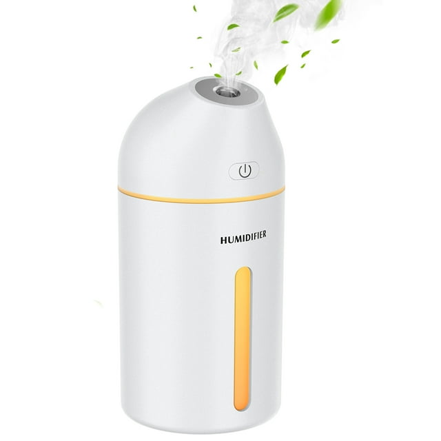 Homasy Personal 320ml Humidifier - Ultra Quiet, Cool Mist, Night Light ...