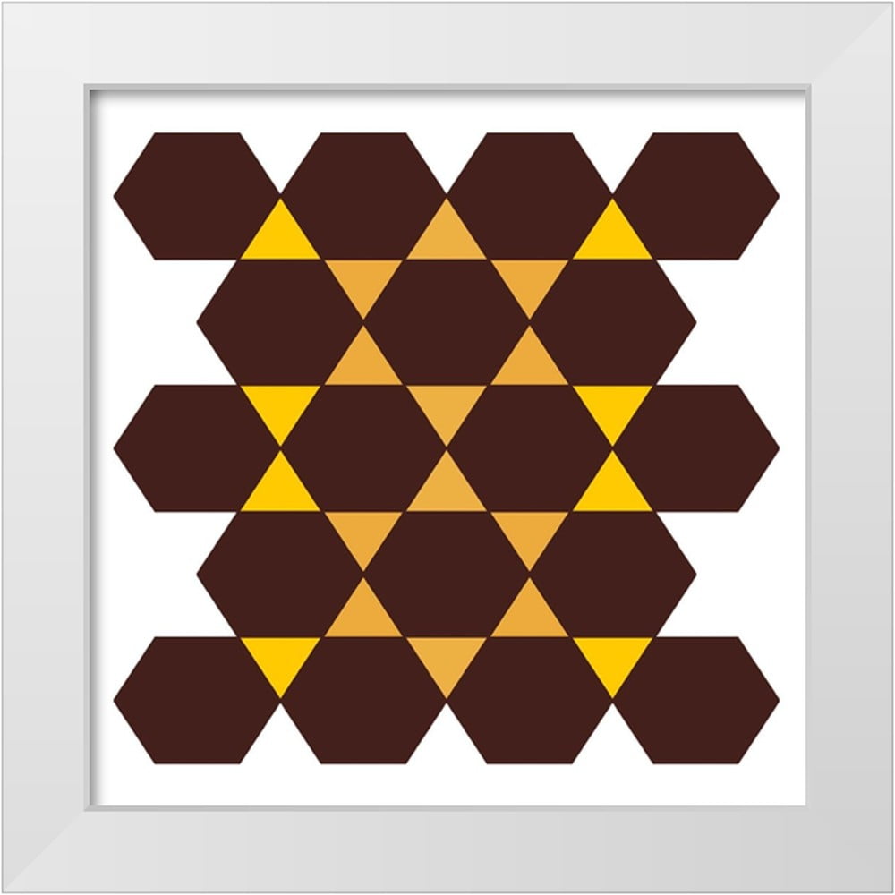 Homawoo, Richard 12x12 White Modern Wood Framed Museum Art Print Titled ...