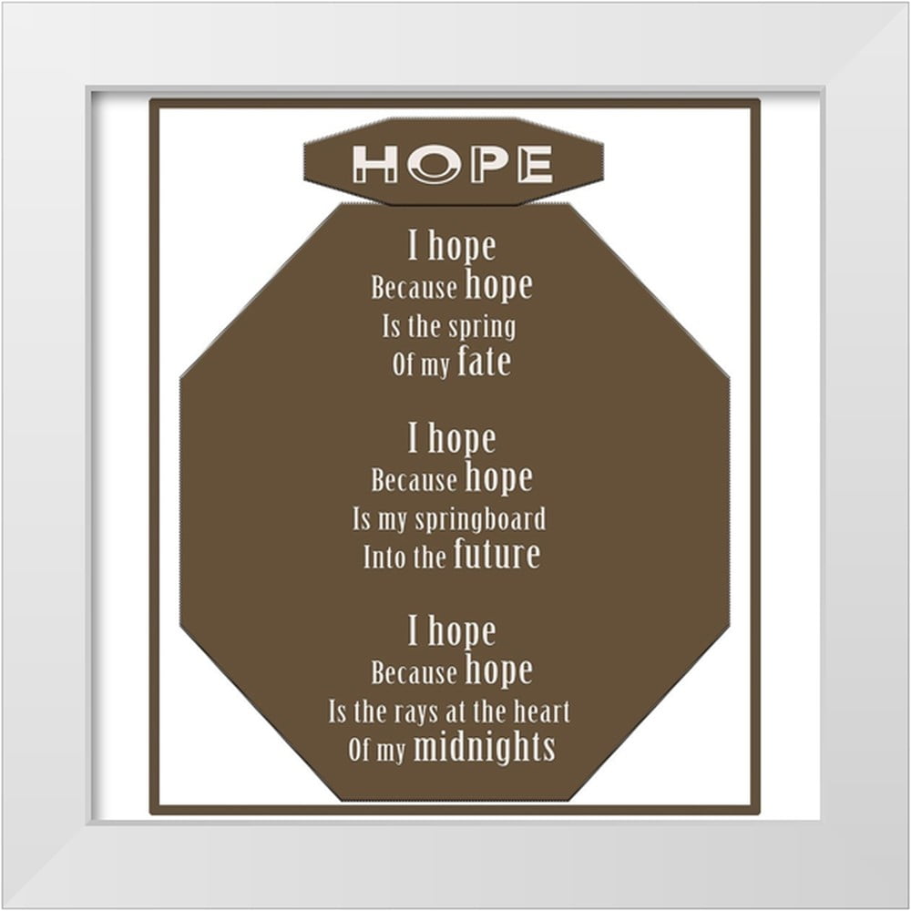 Homawoo, Richard 12x12 White Modern Wood Framed Museum Art Print Titled ...