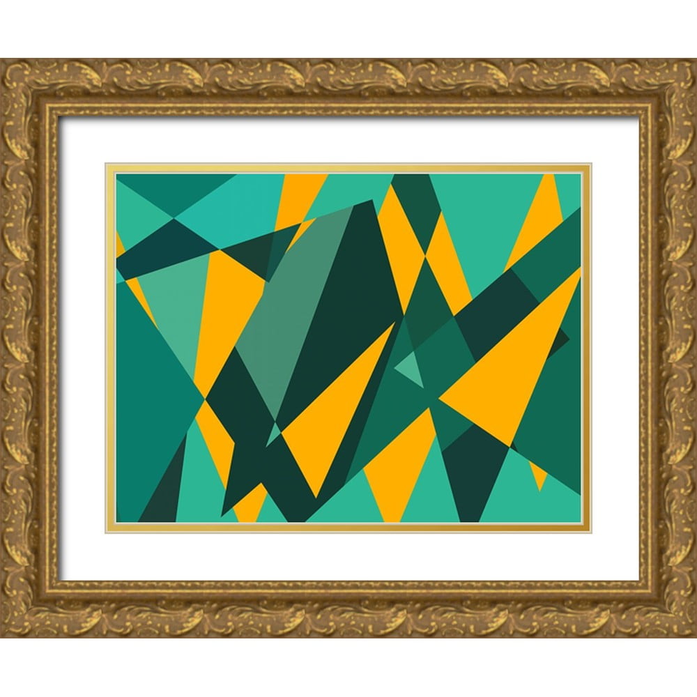 Homawoo, Richard 14x12 Gold Ornate Wood Framed with Double Matting ...