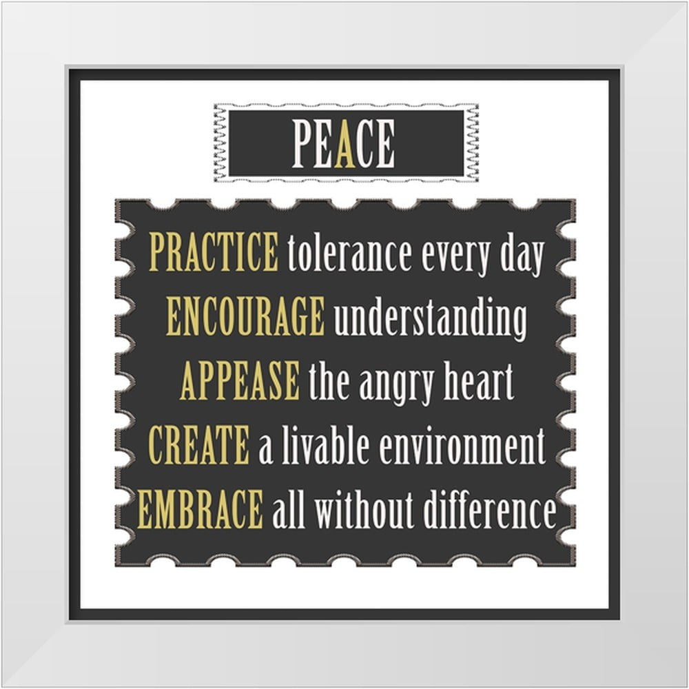 Homawoo, Richard 20x20 White Modern Wood Framed Museum Art Print Titled ...