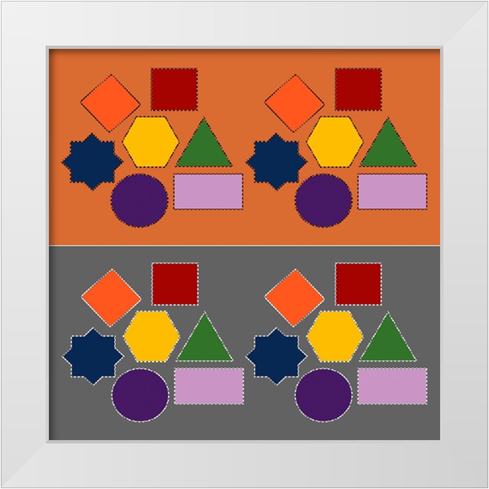 Homawoo, Richard 20x20 White Modern Wood Framed Museum Art Print Titled ...