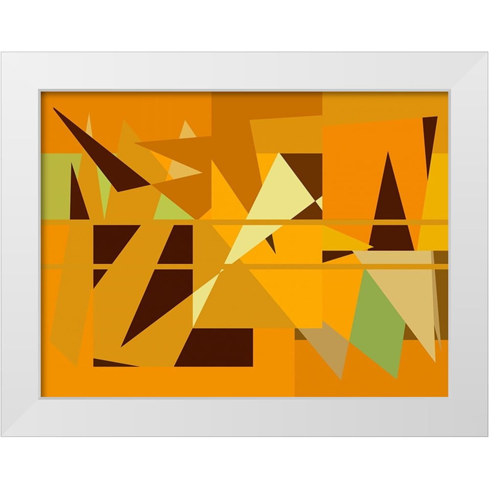 Homawoo, Richard 24x19 White Modern Wood Framed Museum Art Print Titled ...