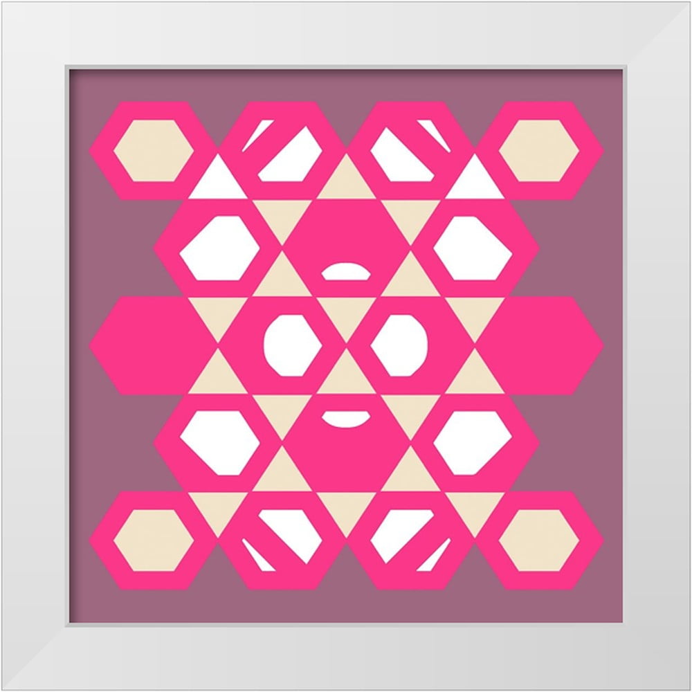 Homawoo, Richard 26x26 White Modern Wood Framed Museum Art Print Titled ...