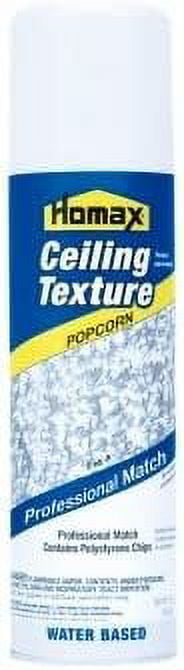 Homax Pro Match 16 Oz Popcorn Ceiling Spray Paint, Quick Dry, Water ...