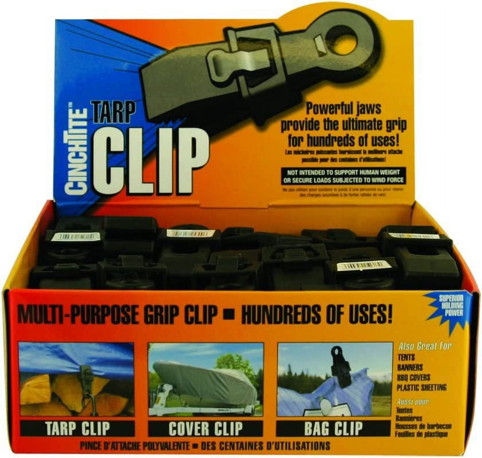 Homax CinchTite Tarp Clip- 96 Pack - Walmart.com