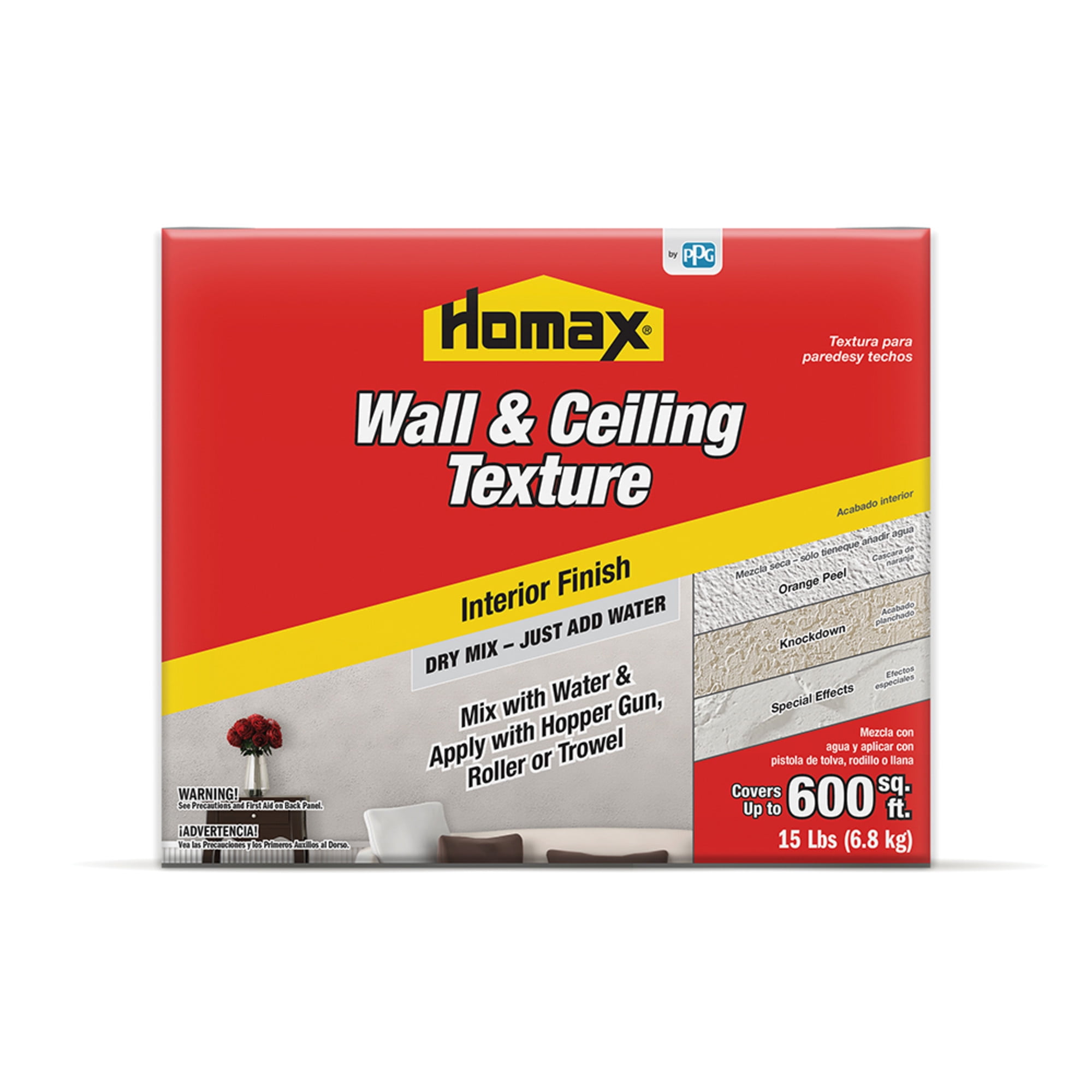 Homax Dry Mix Wall & Ceiling Texture, 15 lbs. - Walmart.com