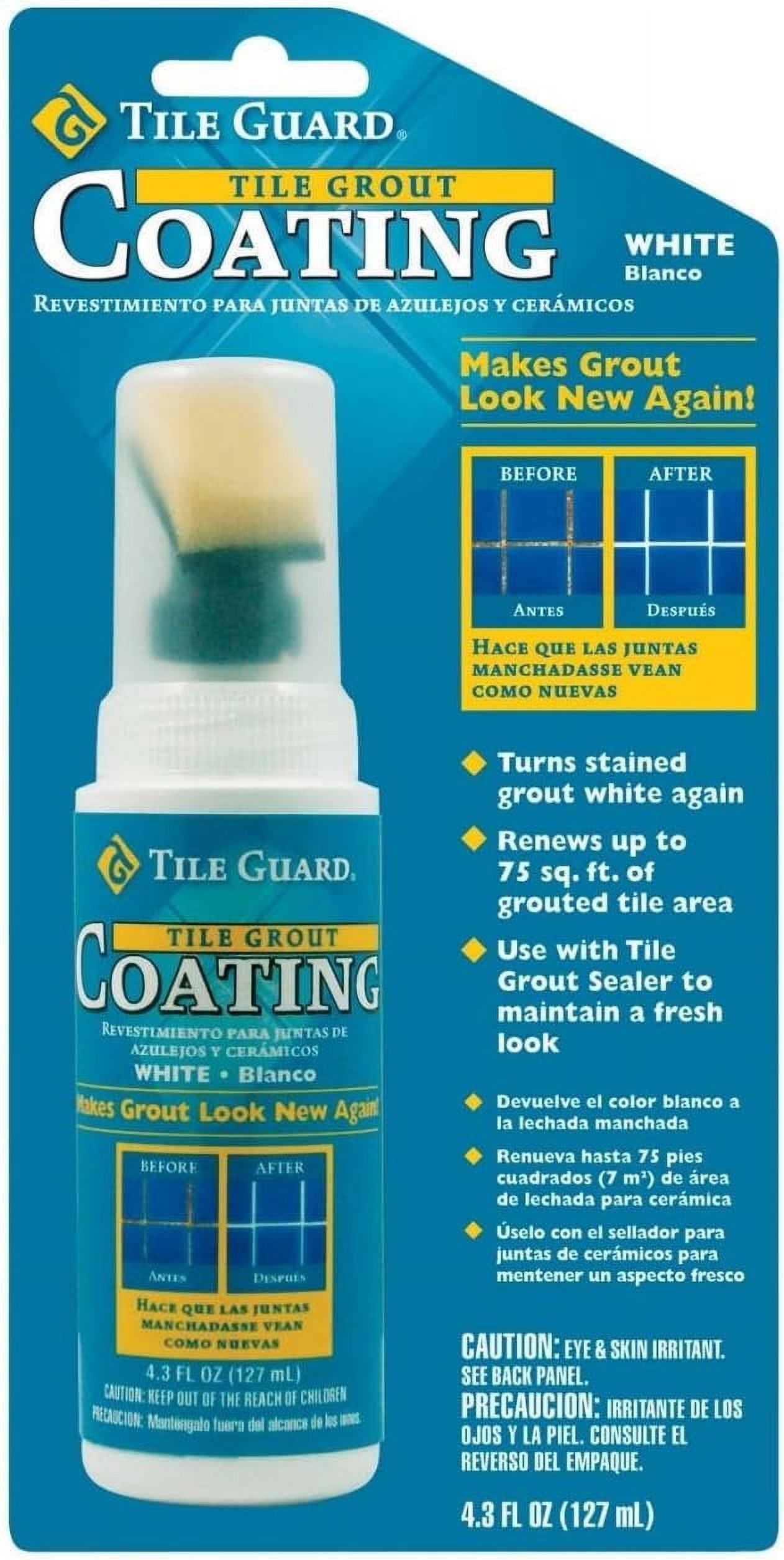 Homax Tile Guard Tile Grout Coating - Easy to Clean, White - Pack of 6 ...