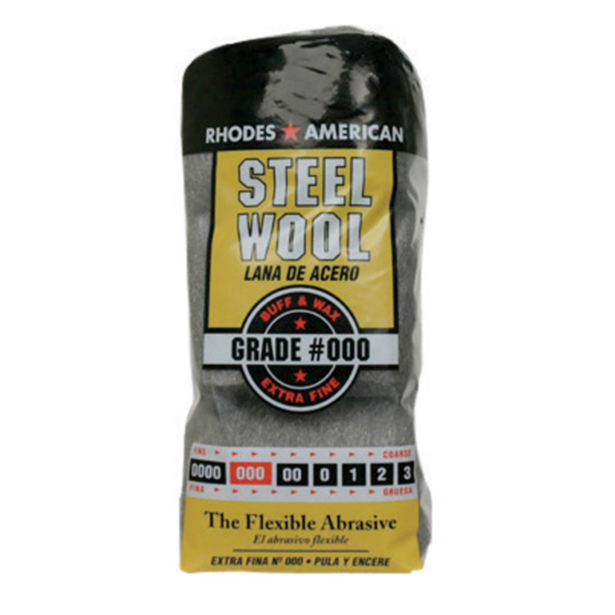 Homax Steel Wool, Extra Fine, GRADE #000, 12 Pads - Walmart.com